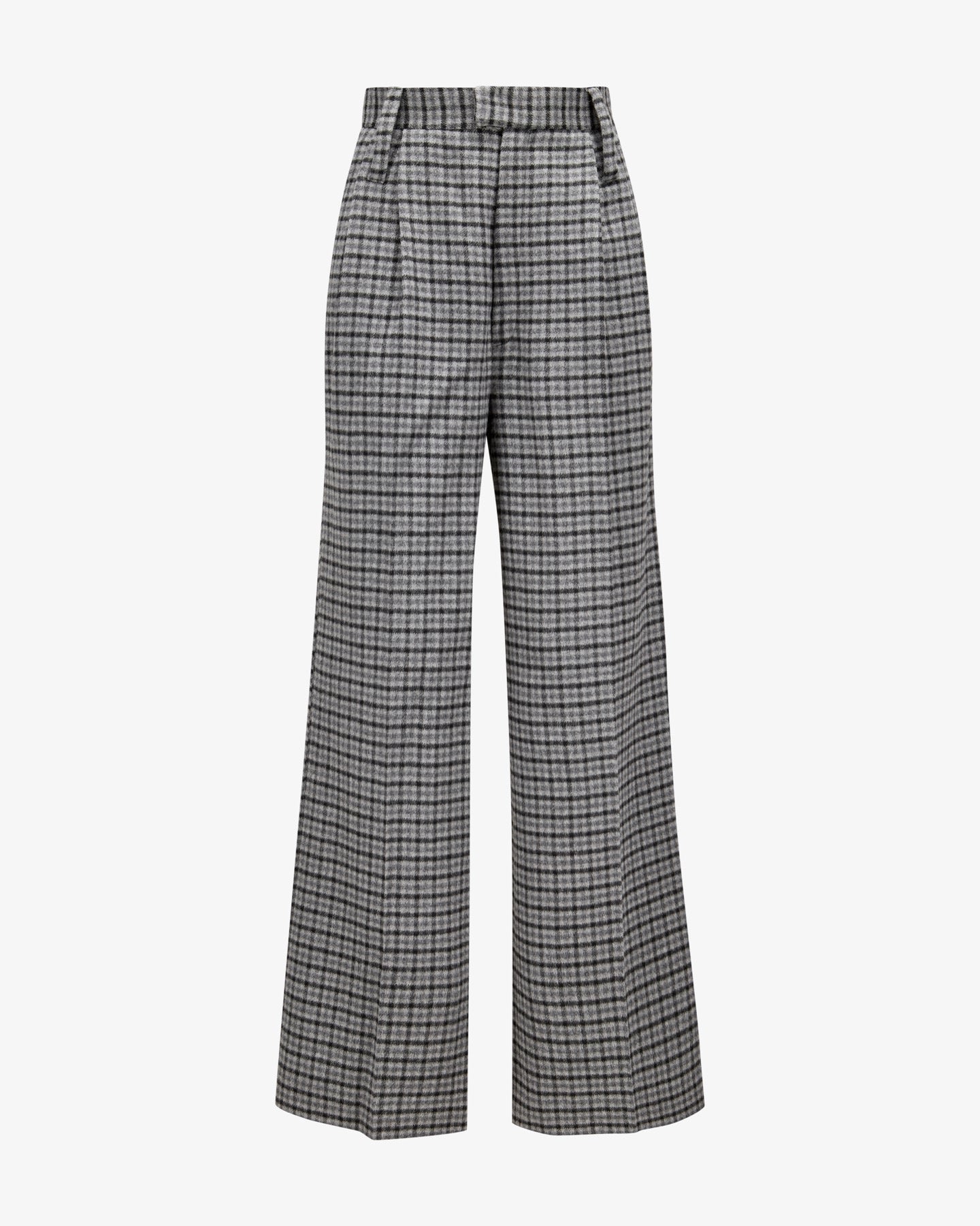 Check Pants "Marlene" - Grey – Viky Rader Studio